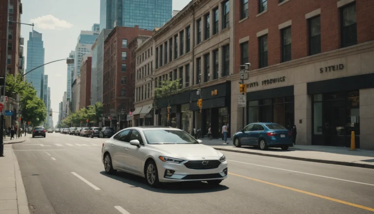 Sicher fahren: sie fahren im stadtverkehr auf trockener fahrbahn